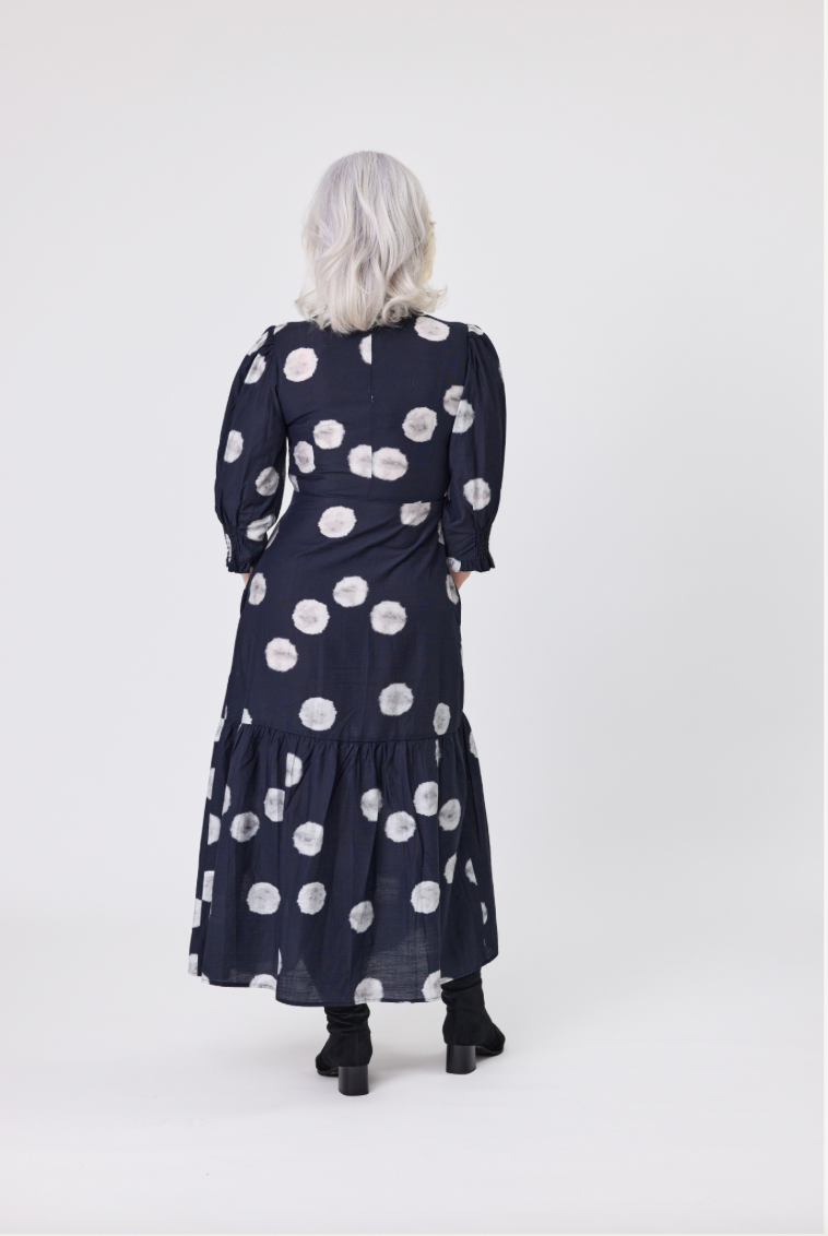 Lemon Tree April Dress - Black Dot – OFF THE RAC