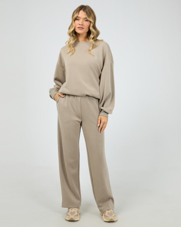 All About Eve Luxe Active Box Crew - Stone – OFF THE RAC