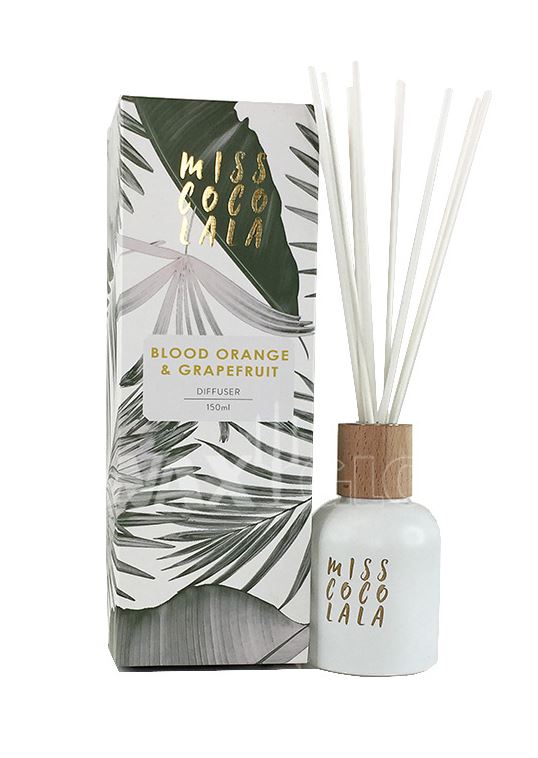 Miss Coco Lala 150ml Reed Diffuser - Blood Orange & Grapefruit – OFF ...